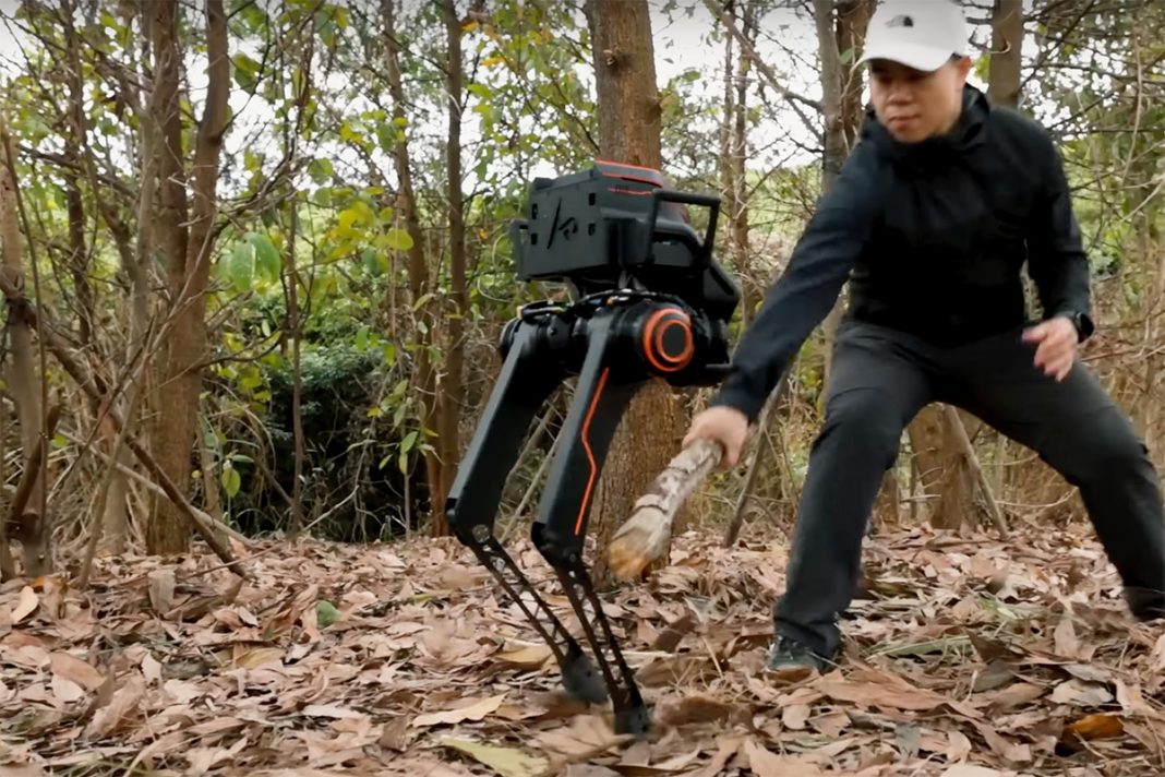 P1 bipedal robot takes a beating, keeps on hiking