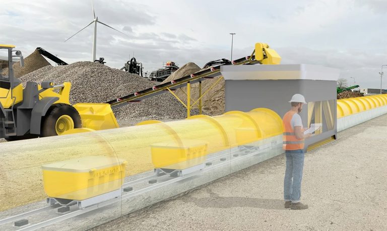 Magway uses linear magnetic motors to shuttle delivery pods through pipes