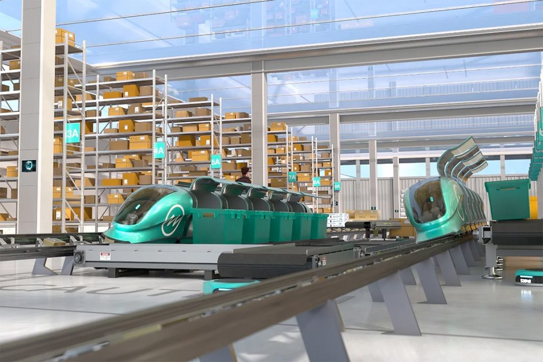 Magway uses linear magnetic motors to shuttle delivery pods through pipes