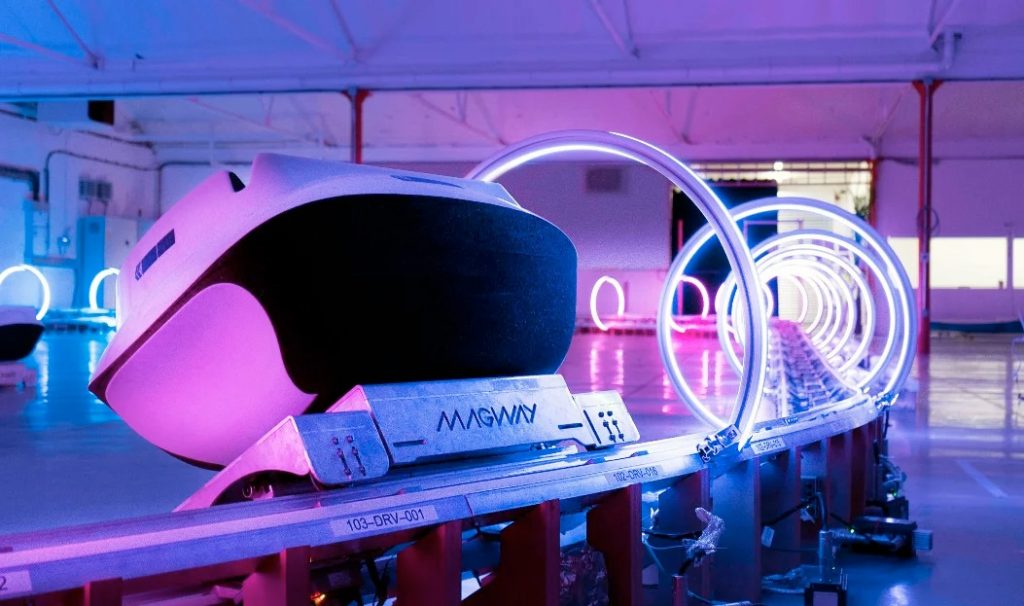 Magway uses linear magnetic motors to shuttle delivery pods through pipes