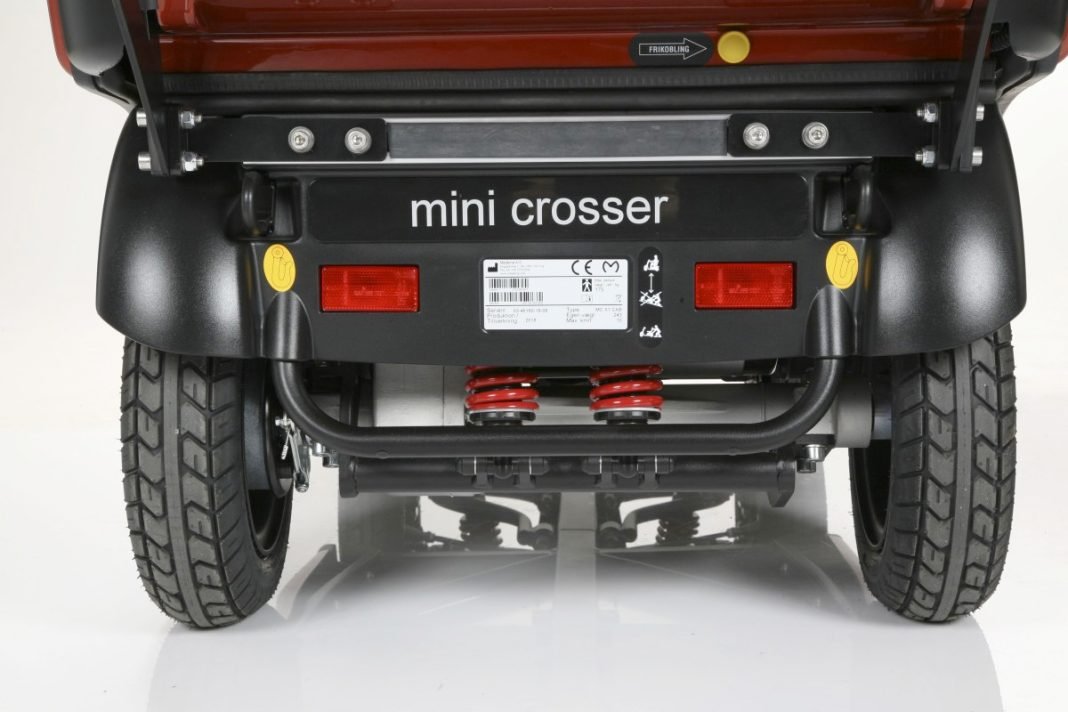 Mini Crosser X-CAB is an all-terrain mobility scooter for the Nordic ...