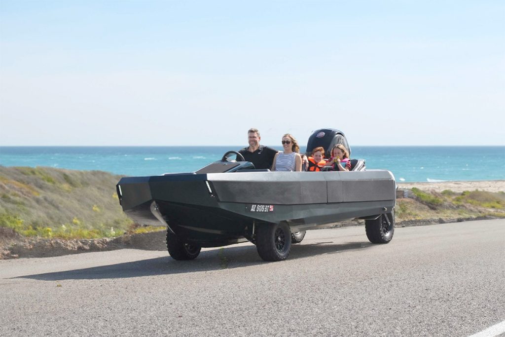Sleek neighborhood cruiser transforms into an impressive 18-foot boat