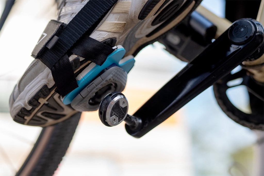 Wearable adapters allow cyclists to clip into clipless pedals using ...