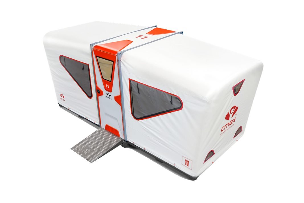 Cmax foldable mobile housing units can be assembled in just 11 minutes