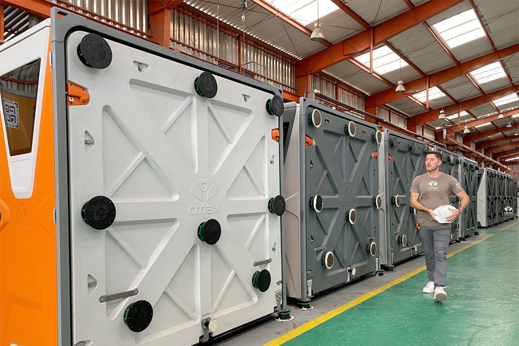 Cmax foldable mobile housing units can be assembled in just 11 minutes