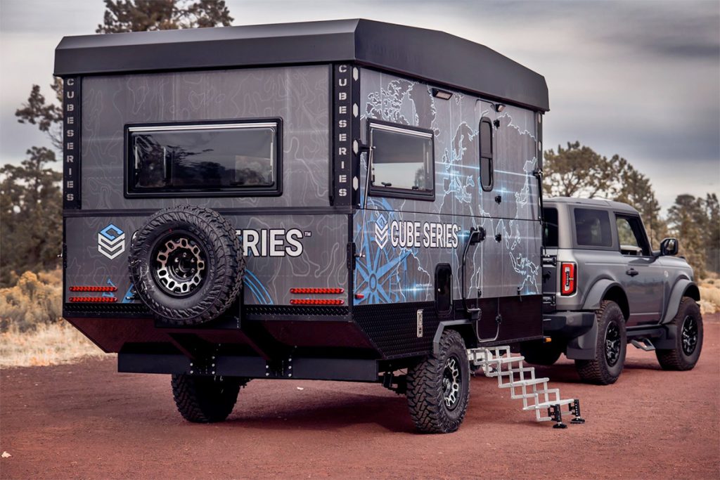 Pop-up Cube camper offers four-season comfort with innovative hard walls