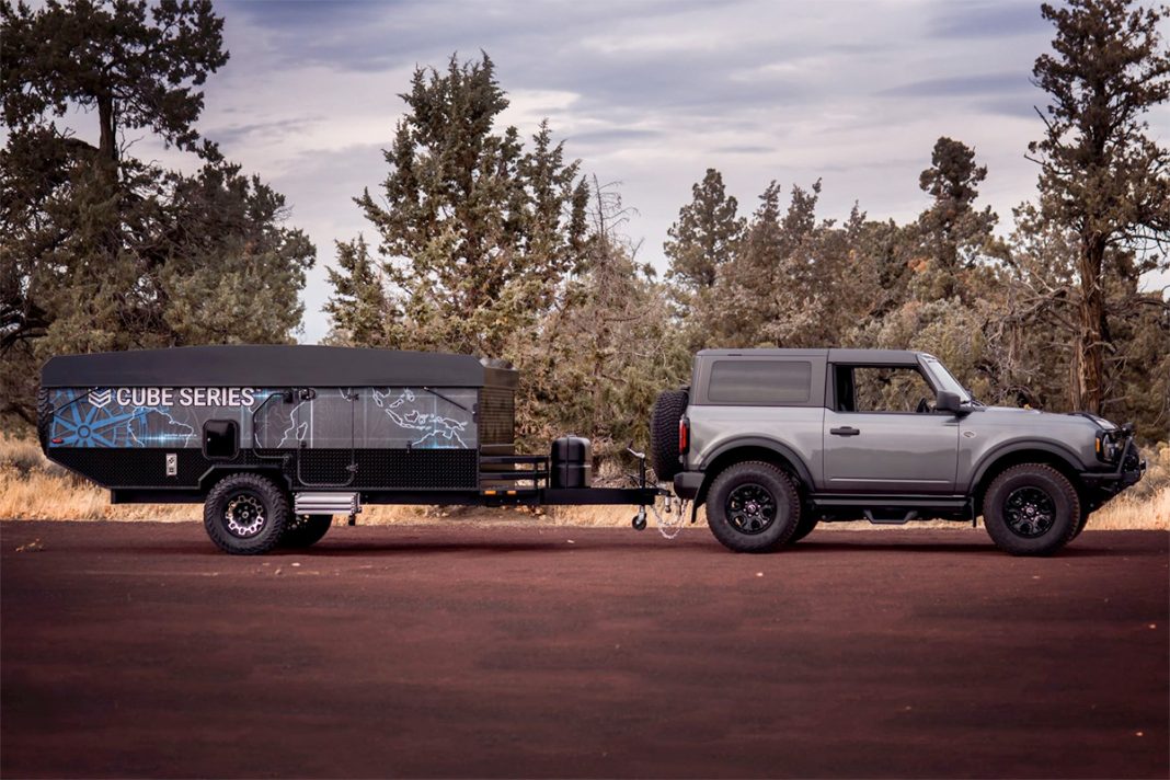 Pop-up Cube camper offers four-season comfort with innovative hard walls