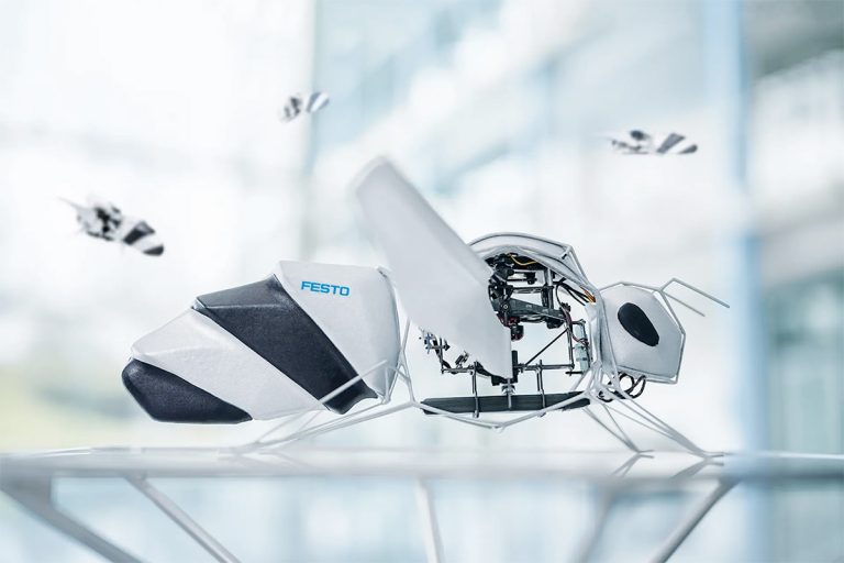 Harmony in flight: Robot bees achieve collision-free swarming