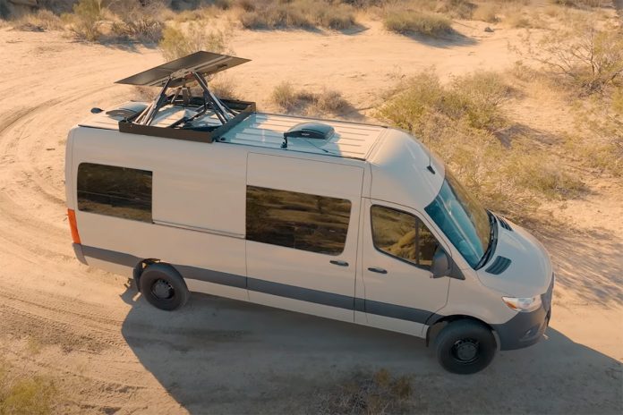 Smart solar panel for RVs auto-tracks the sun, doubling off-grid power