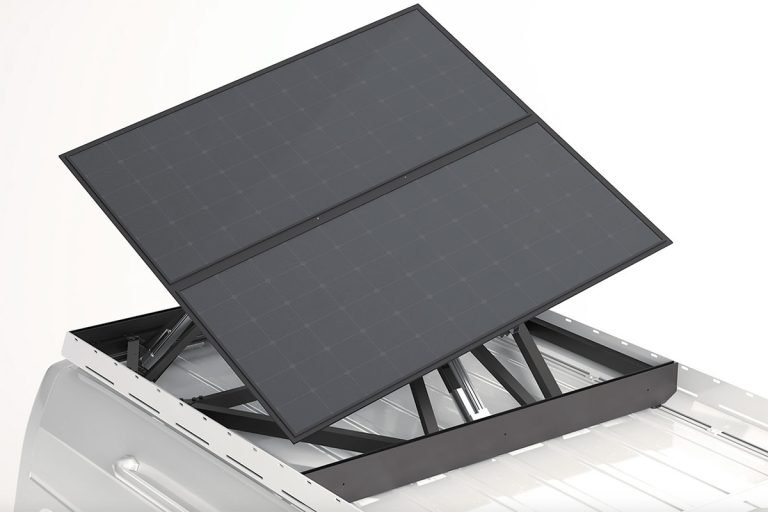 Smart solar panel for RVs auto-tracks the sun, doubling off-grid power