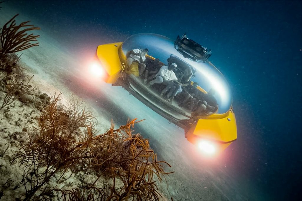 Triton bubble-sub lets you explore ocean depths in style