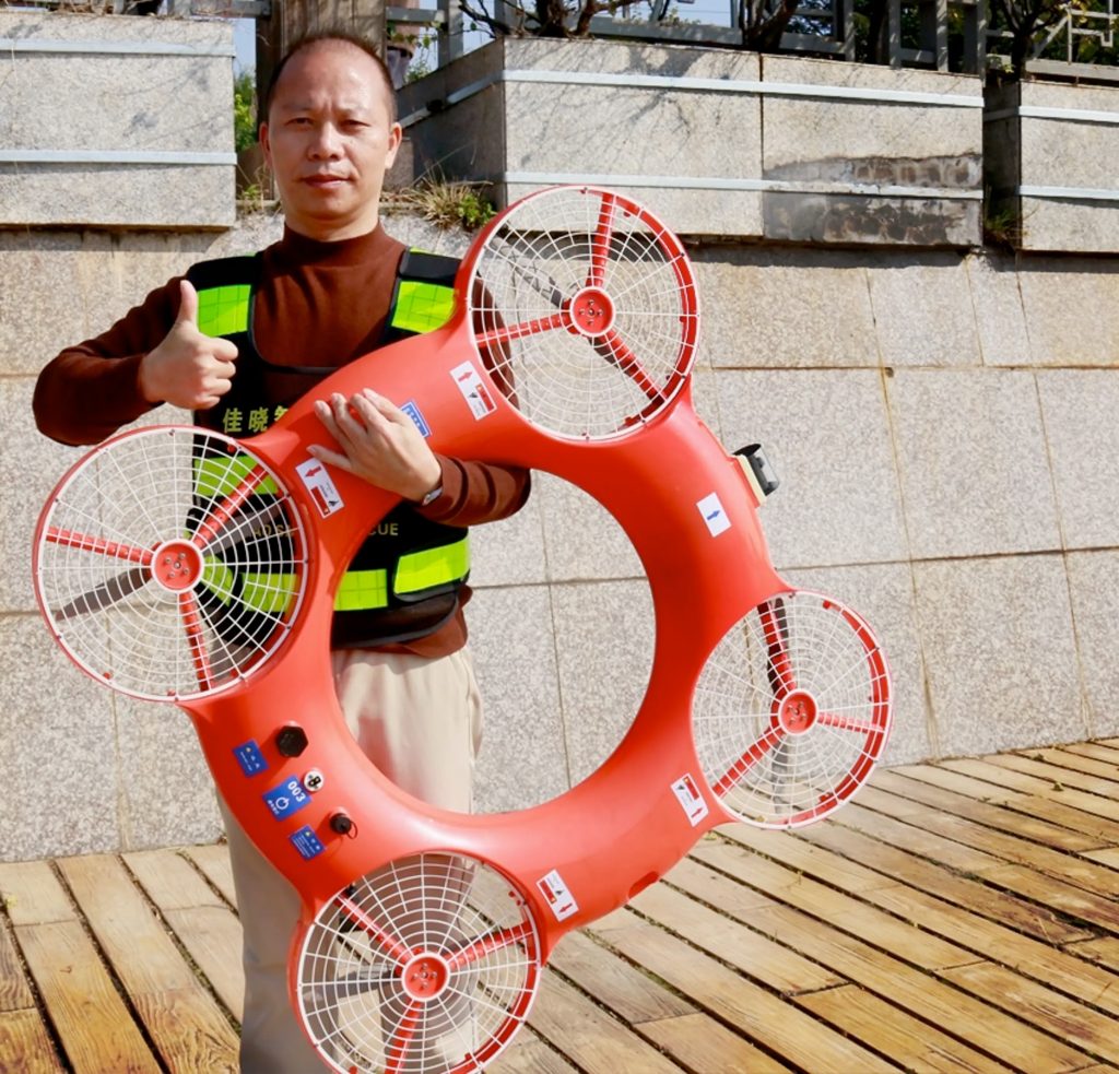 Enhancing water rescue operations with the TY-3R flying lifebuoy drone