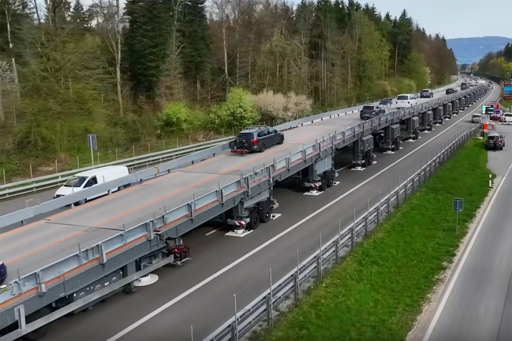 Innovative ASTRA Bridge eases road construction and traffic