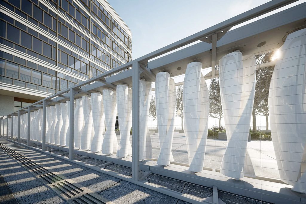 Captivating modular wind turbine wall set for customer trials