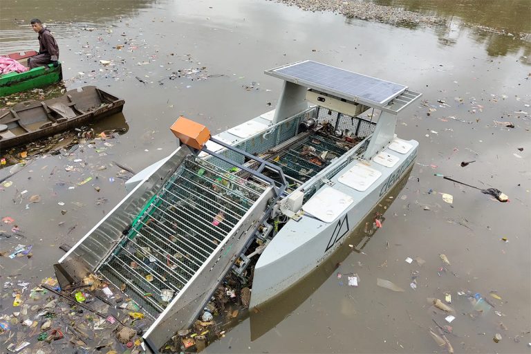 Autonomous marine trash collector now tackles invasive weeds