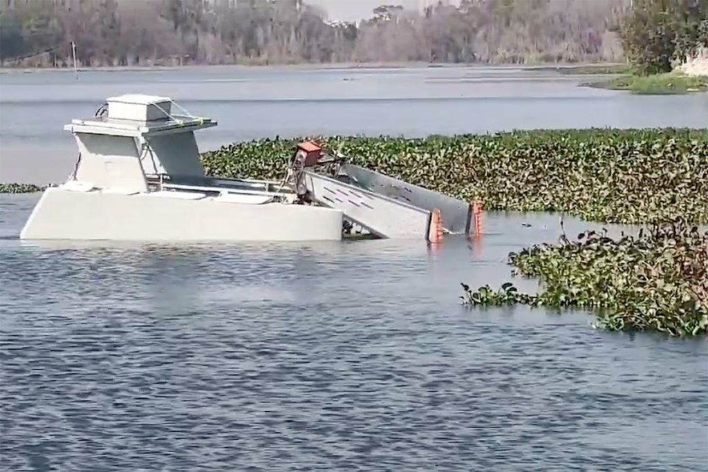 Autonomous marine trash collector now tackles invasive weeds