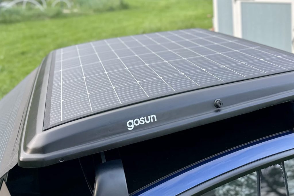 Charge your electric vehicle anywhere with GoSun's EV Solar Charger