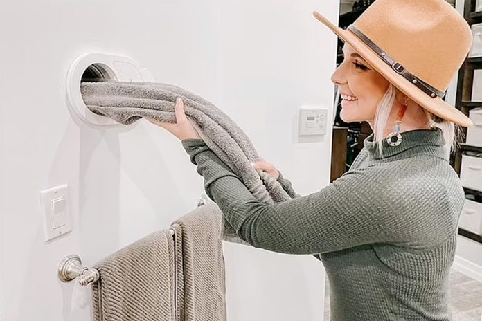 World’s first vacuum-powered laundry chute