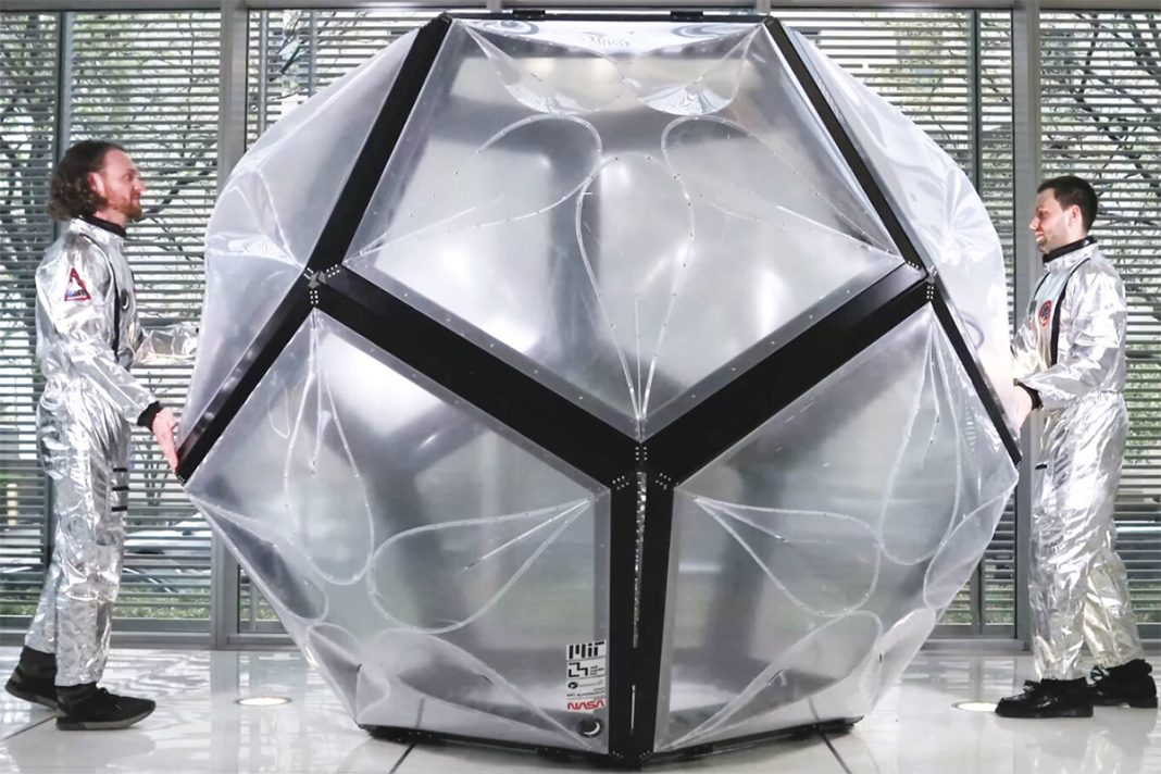 MIT's self-assembling modular lunar habitat: Momo