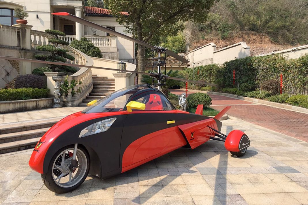 Pegasus E: A versatile hybrid flying car for road and sky