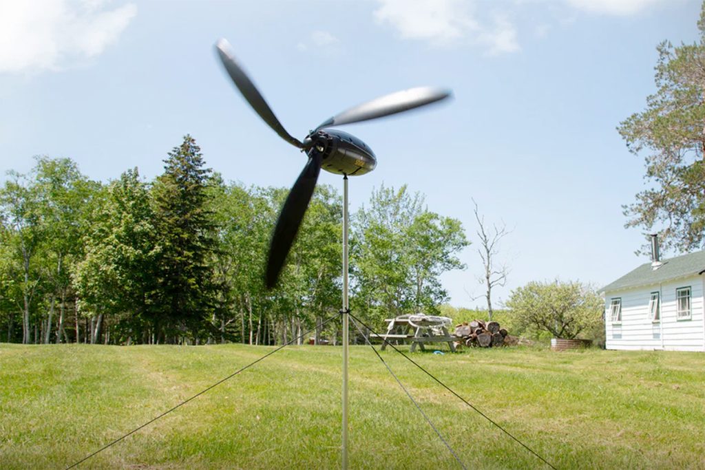 Shine portable wind turbine fits in your backpack, generates power for ...