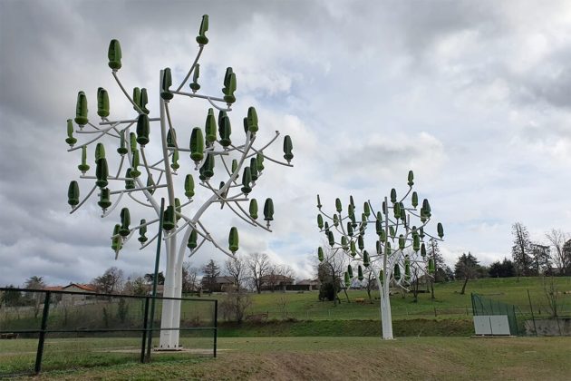 ‘Wind Tree’ with micro turbines for green energy in tight urban spaces