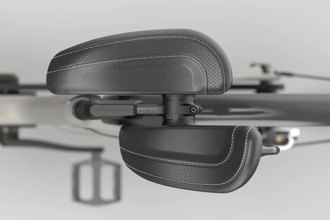 Split seat bike saddle moves with your legs for ultimate comfort