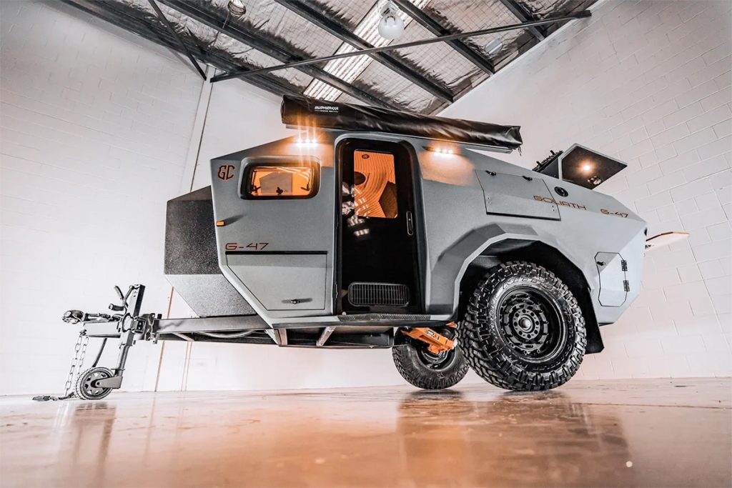Hammerhead micro-camper offers luxury living in a rugged shell