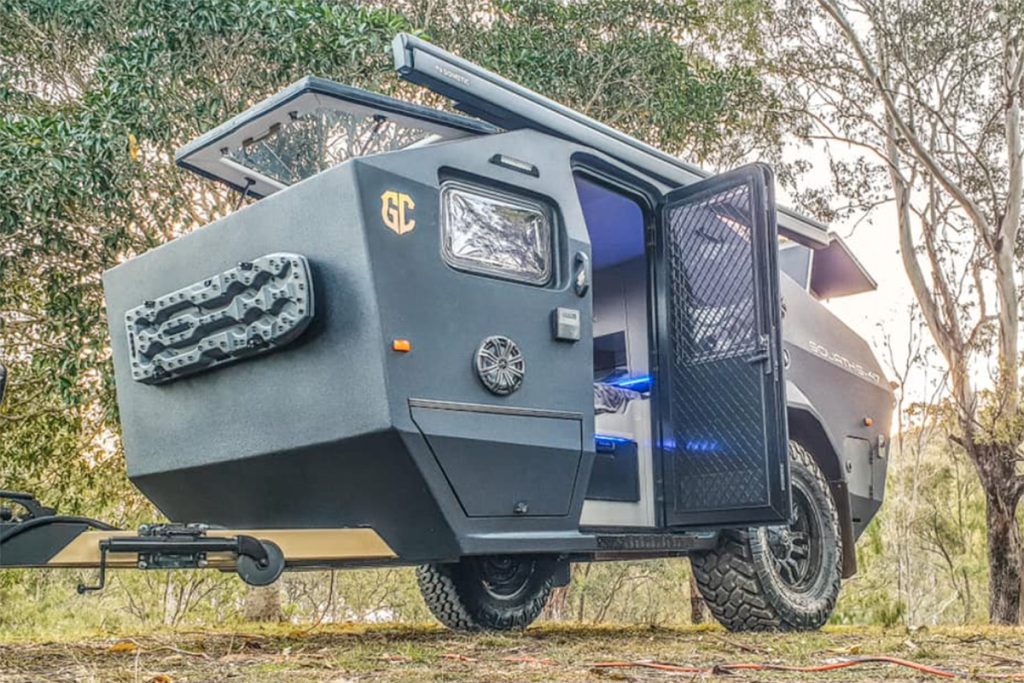 Hammerhead micro-camper offers luxury living in a rugged shell