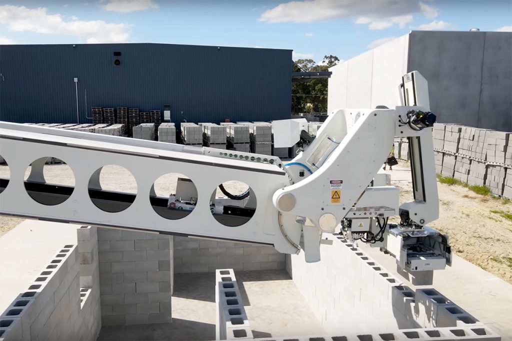 World's fastest brick-laying construction robot arrives in the U.S.