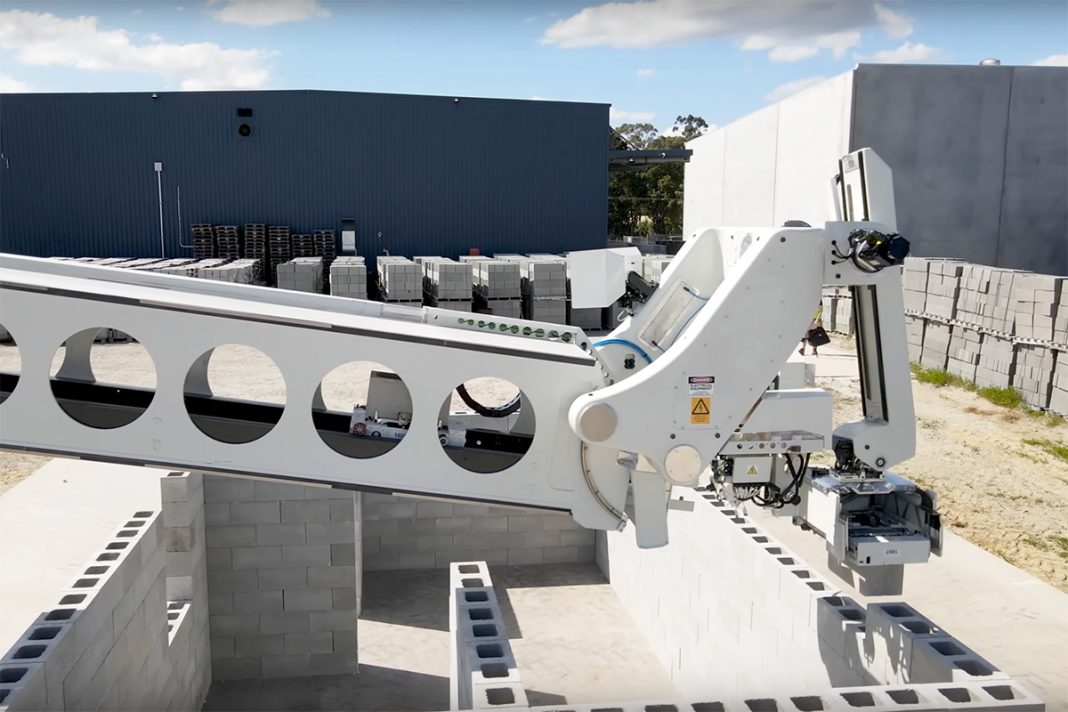 World's fastest brick-laying construction robot arrives in the U.S.