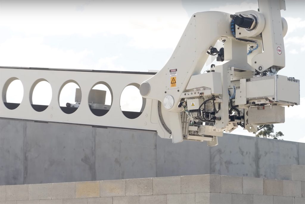 World's fastest brick-laying construction robot arrives in the U.S.