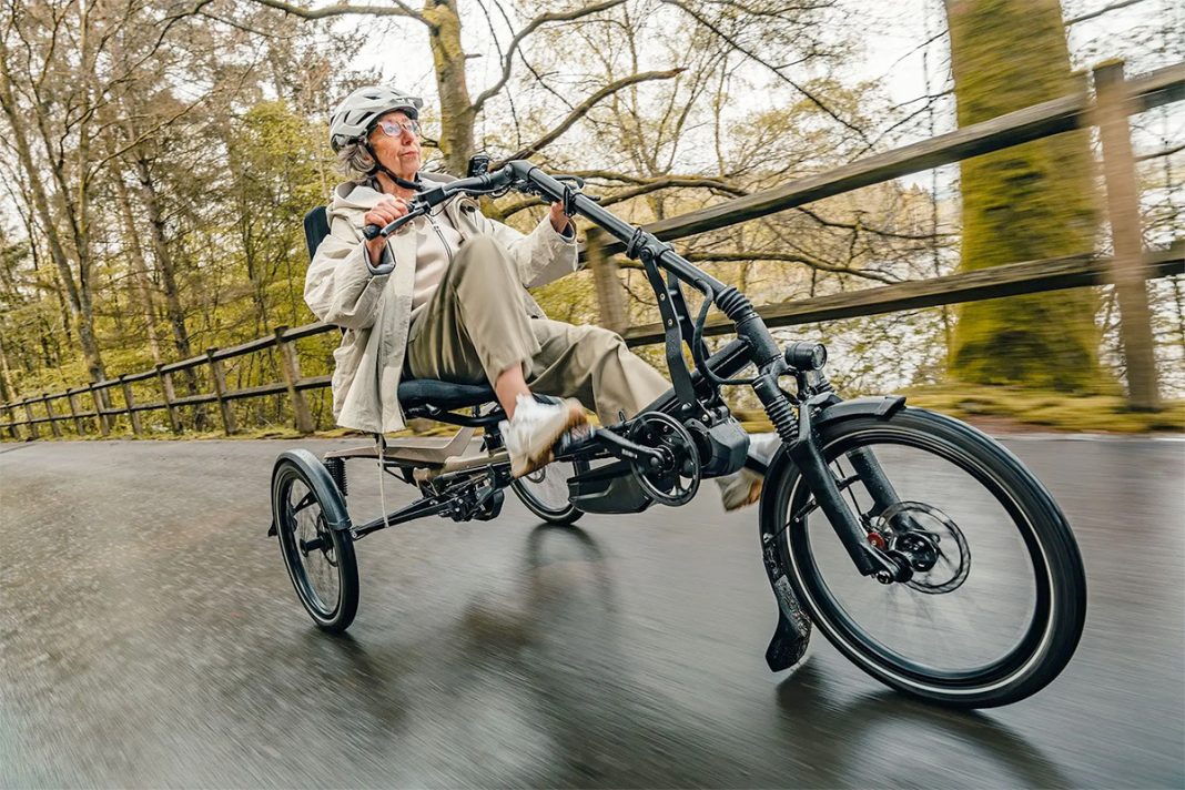 Telescoping e-trike with adjustable wheelbase and seat for riders of ...