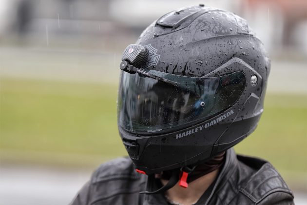 Mini electric wiper for helmet aims to make your rainy ride safer