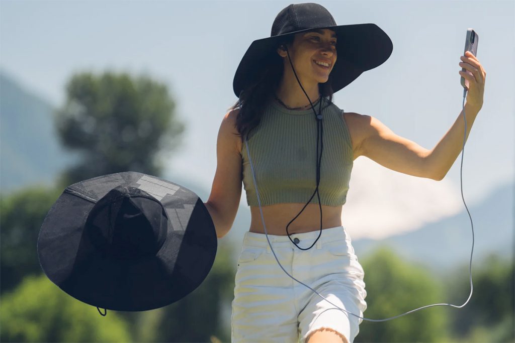 EcoFlow Power Hat charges devices with built-in solar panels while you ...