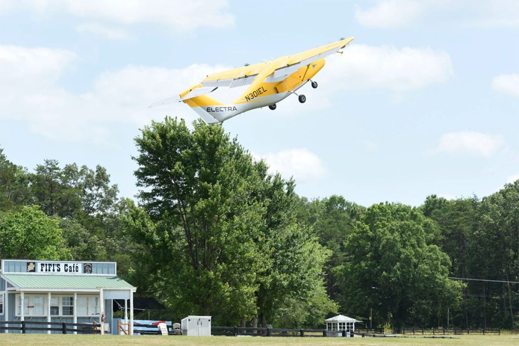 Electra’s hybrid eSTOL completes grass field takeoffs in under 300 feet