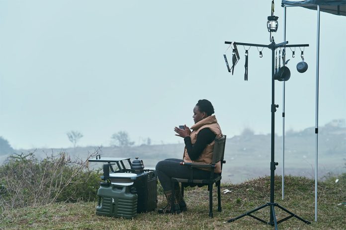 Kitchen Cruiser expandable pod transforms into a nomadic camp kitchen