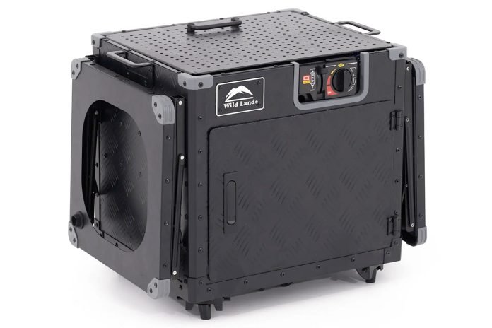 Kitchen Cruiser expandable pod transforms into a nomadic camp kitchen