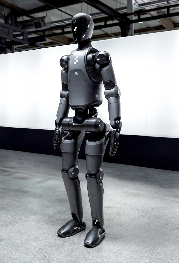 Figure unveils the next-gen F.02 humanoid robot Figure unveils the next-gen F.02 humanoid robot