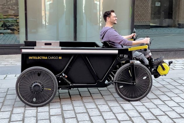 Pedal-by-wire cargo cycle is a heavy-duty solution for urban hauling