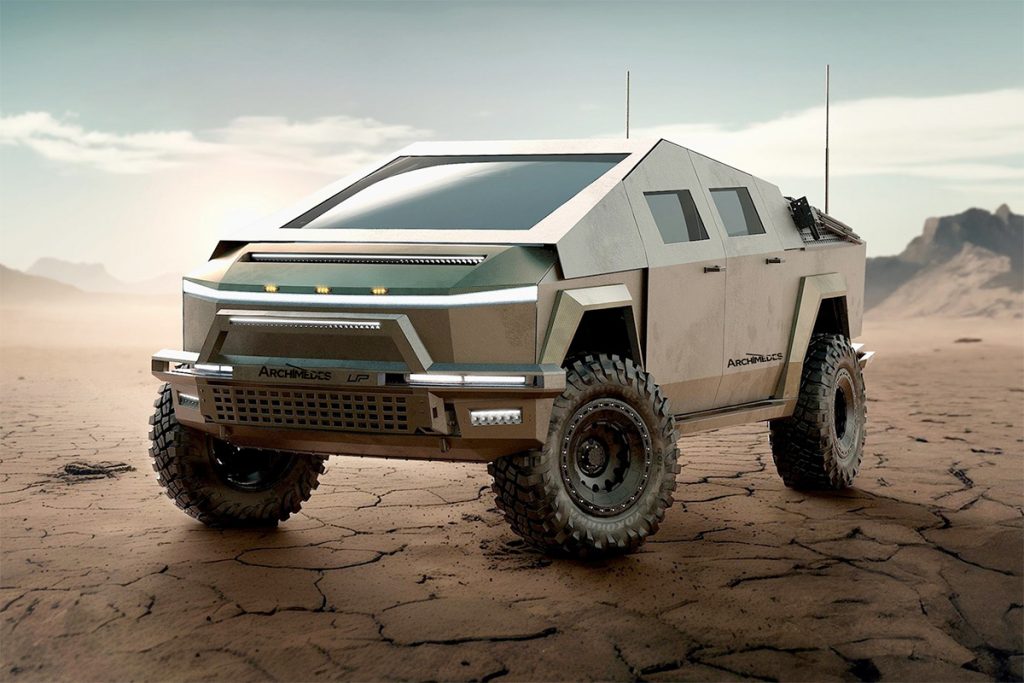 The Cybertruck Sting series: An off-grid monster with extreme armor and ...