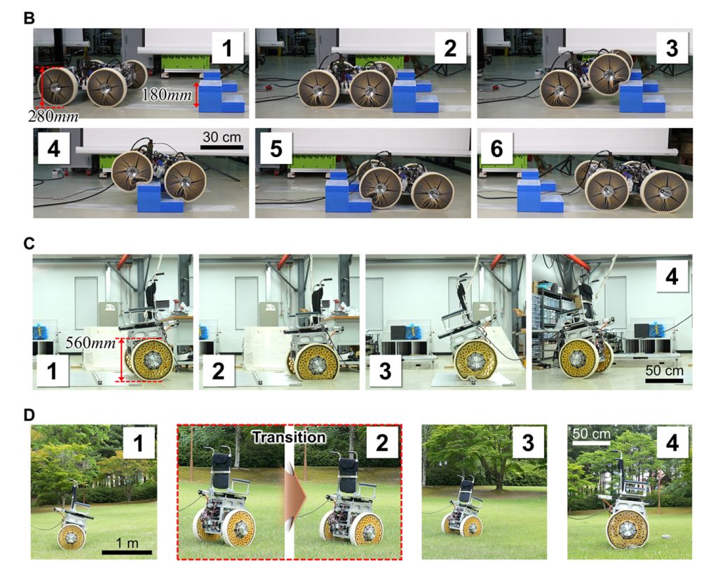 Shape-shifting wheel enhances mobility across rough terrains