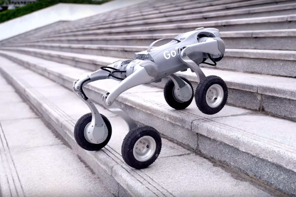 Unitree Go2-W: All-terrain wheeled robodog conquers any obstacle