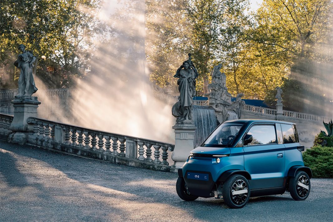 City Transformer CT-2 microcar widens wheelbase for high-speed stability