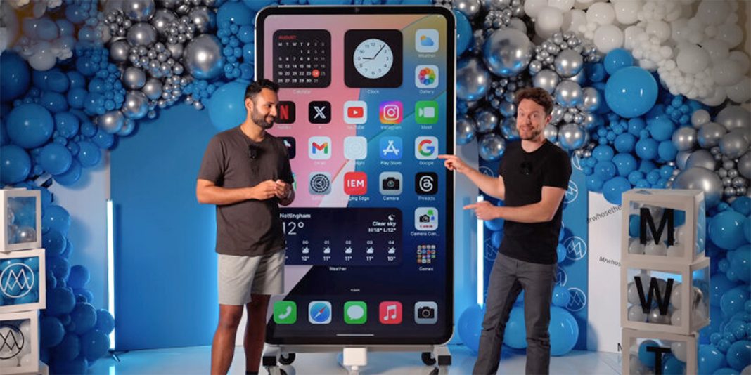 World's largest iPhone 15 Pro Max has 88-inch OLED screen