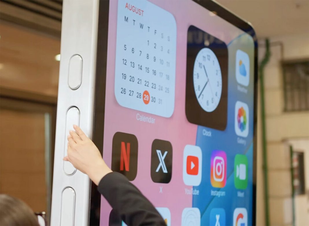 World's largest iPhone 15 Pro Max has 88-inch OLED screen