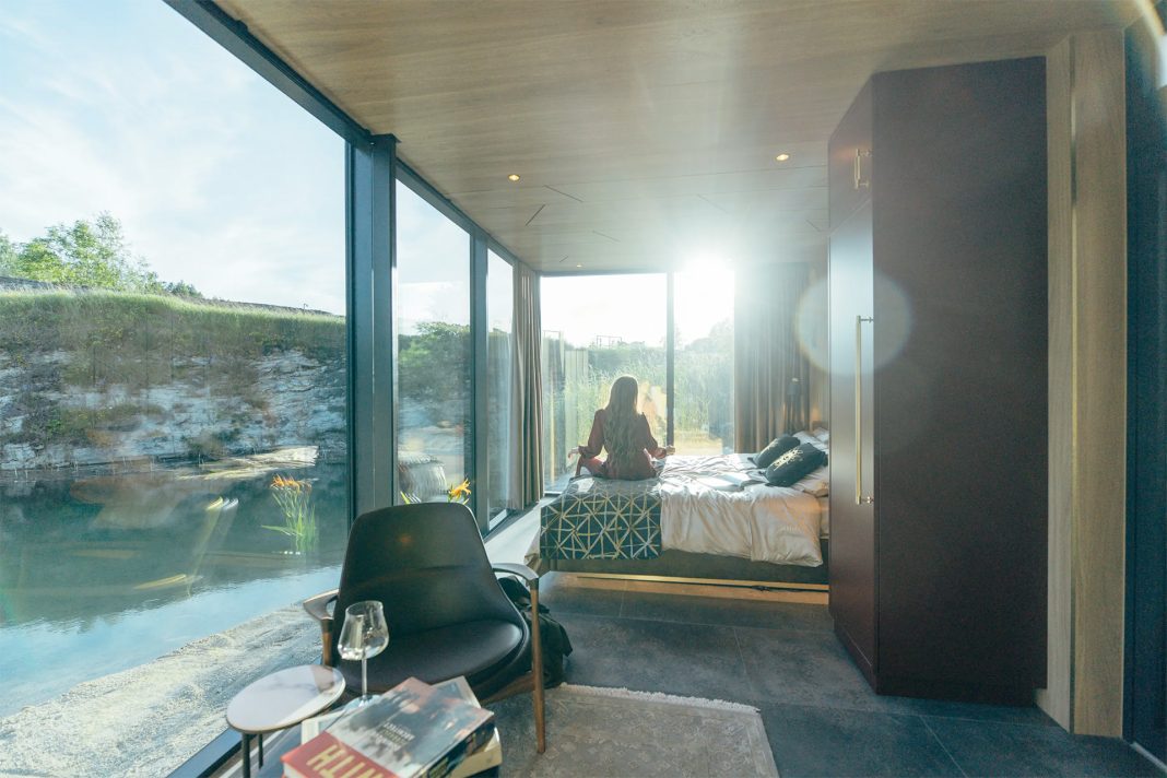 $250K golden tiny house offers a luxury twist on the small living movement