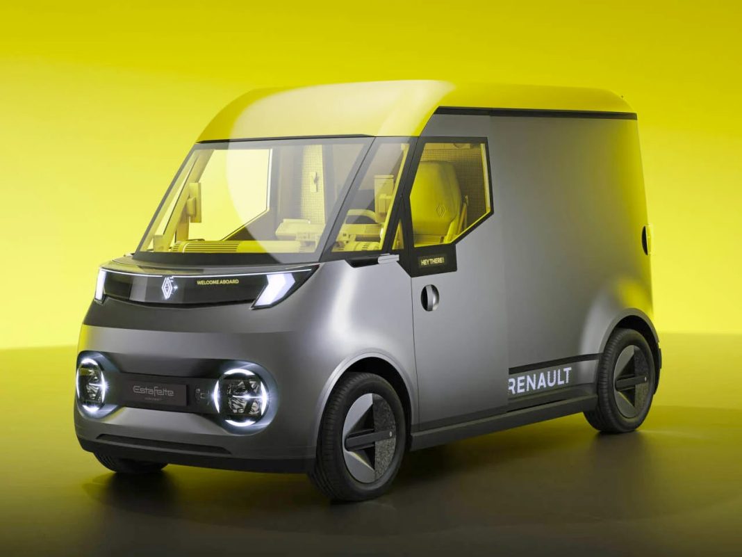 Renault revives the Estafette as an electric cargo van for urban logistics