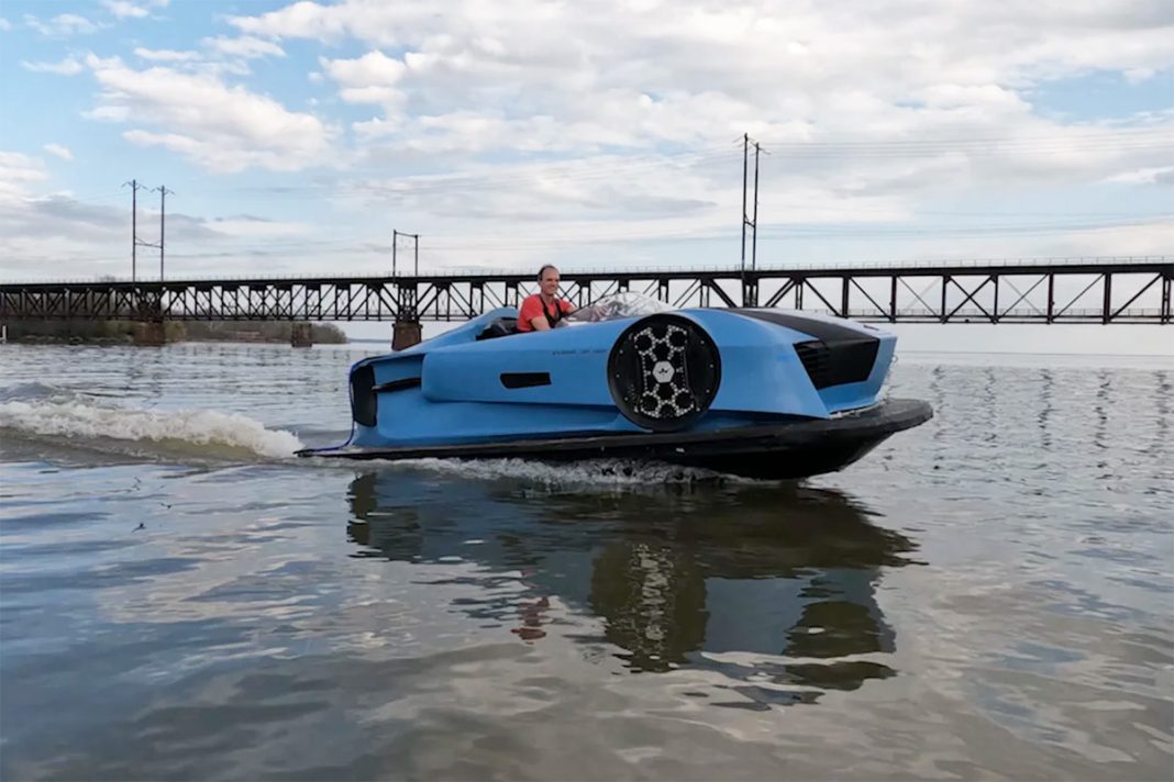 Innovative electric boat feels like driving a sports car on water