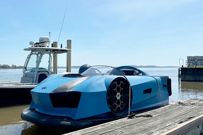 Innovative electric boat feels like driving a sports car on water